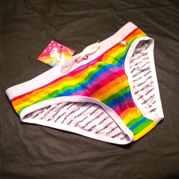 Andrew Christian | Swim | Ac Rainbow Swim Briefs | Poshmark
